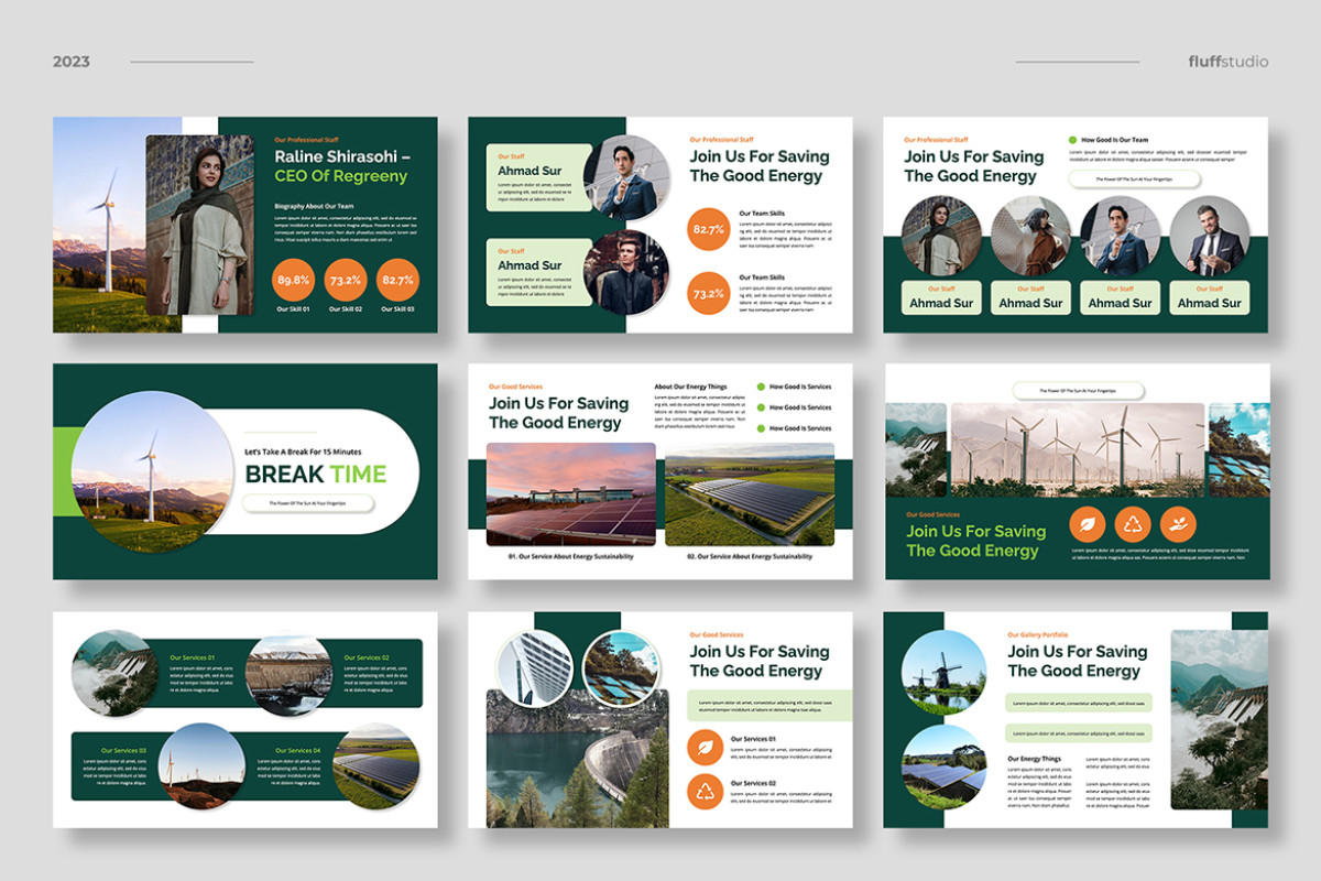 Environment Sustainability Google Slides Template | Nulivo Market