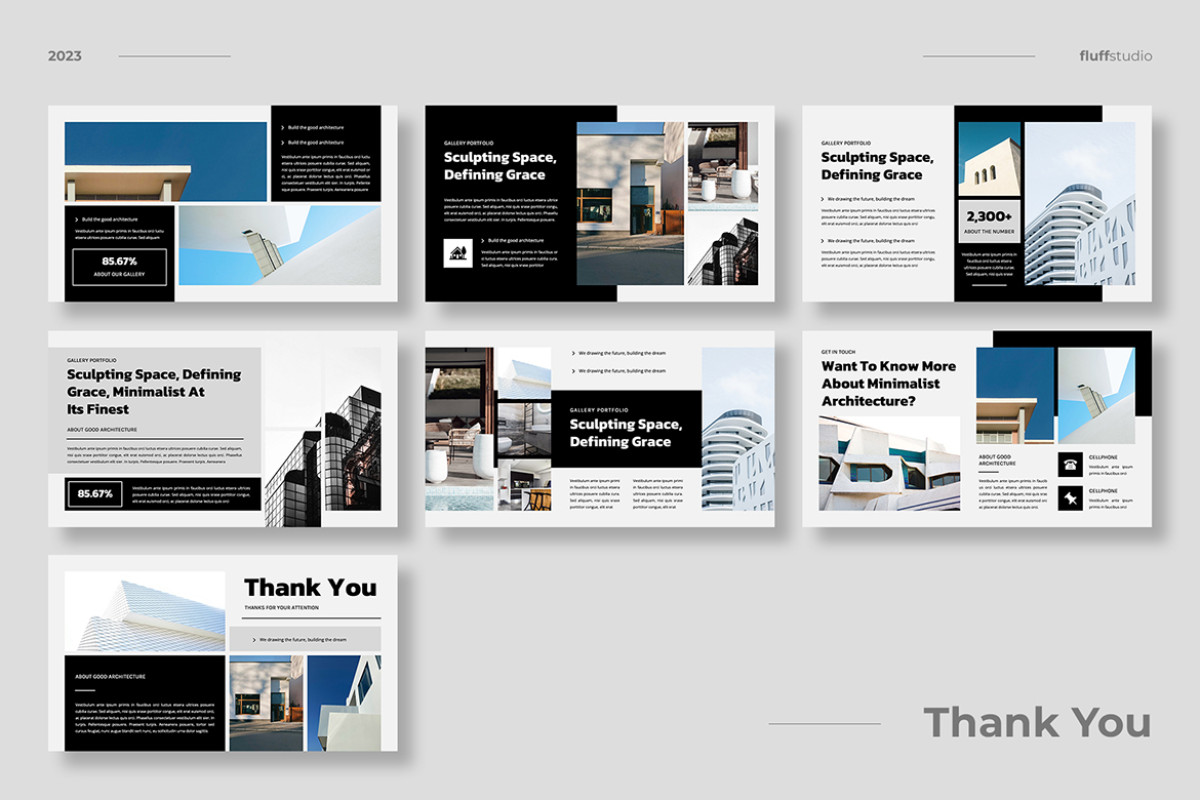 Minimalist Architecture Powerpoint Template | Nulivo Market Minimalist Architecture Powerpoint Template | Nulivo Market