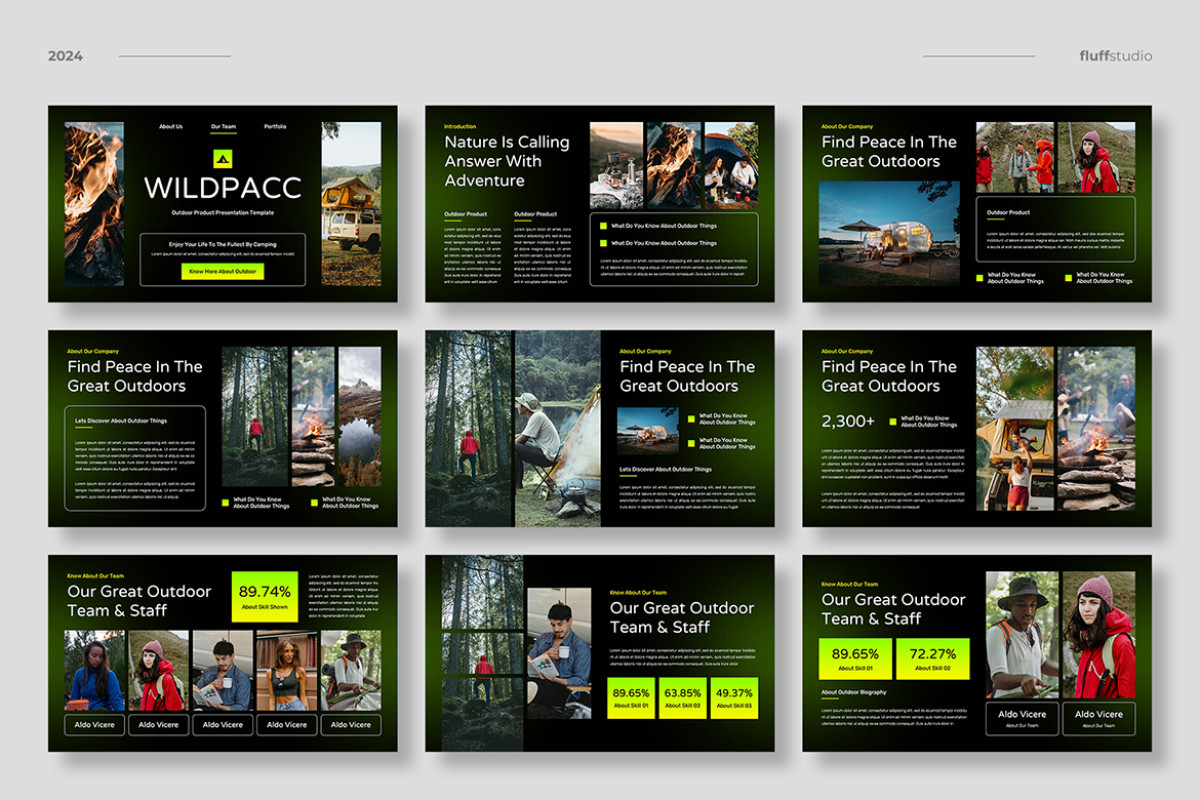 Outdoor Adventure Google Slides Template | Nulivo Market