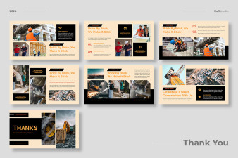 Construction Engineering Google Slides Template | Nulivo Market
