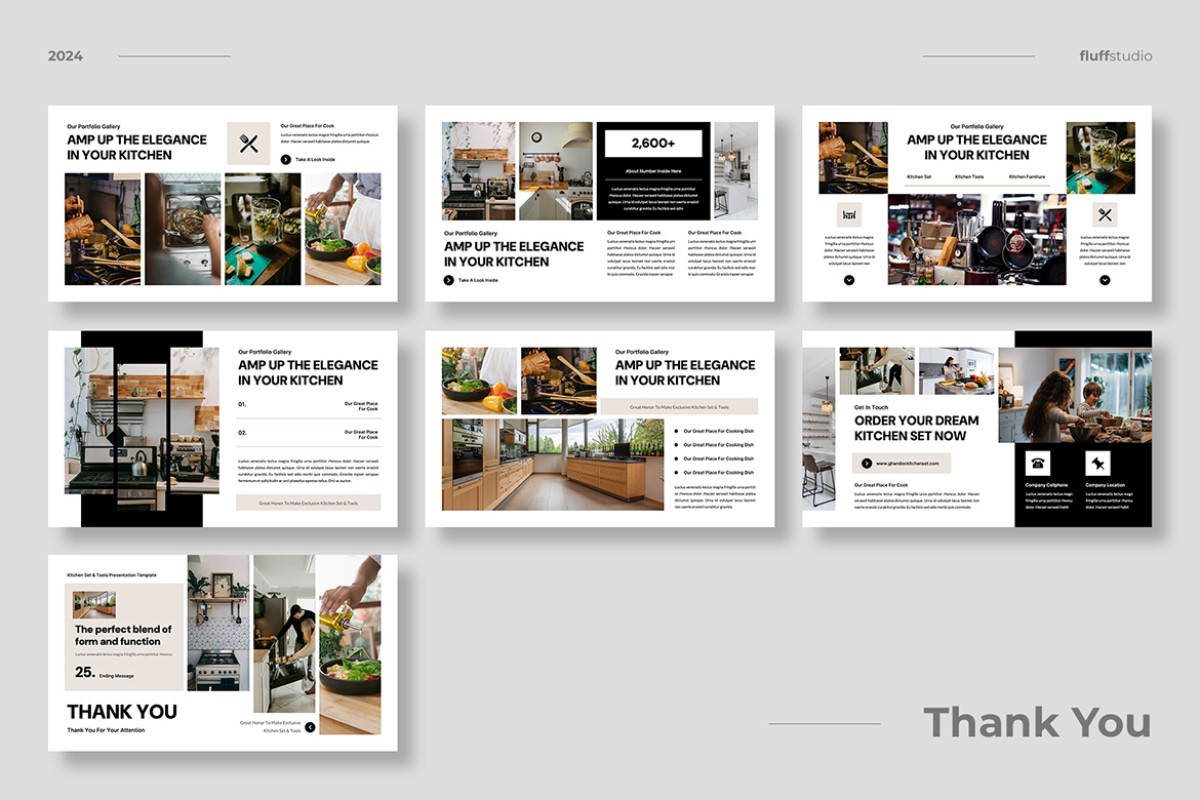 Kitchen Powerpoint Template | Nulivo Market