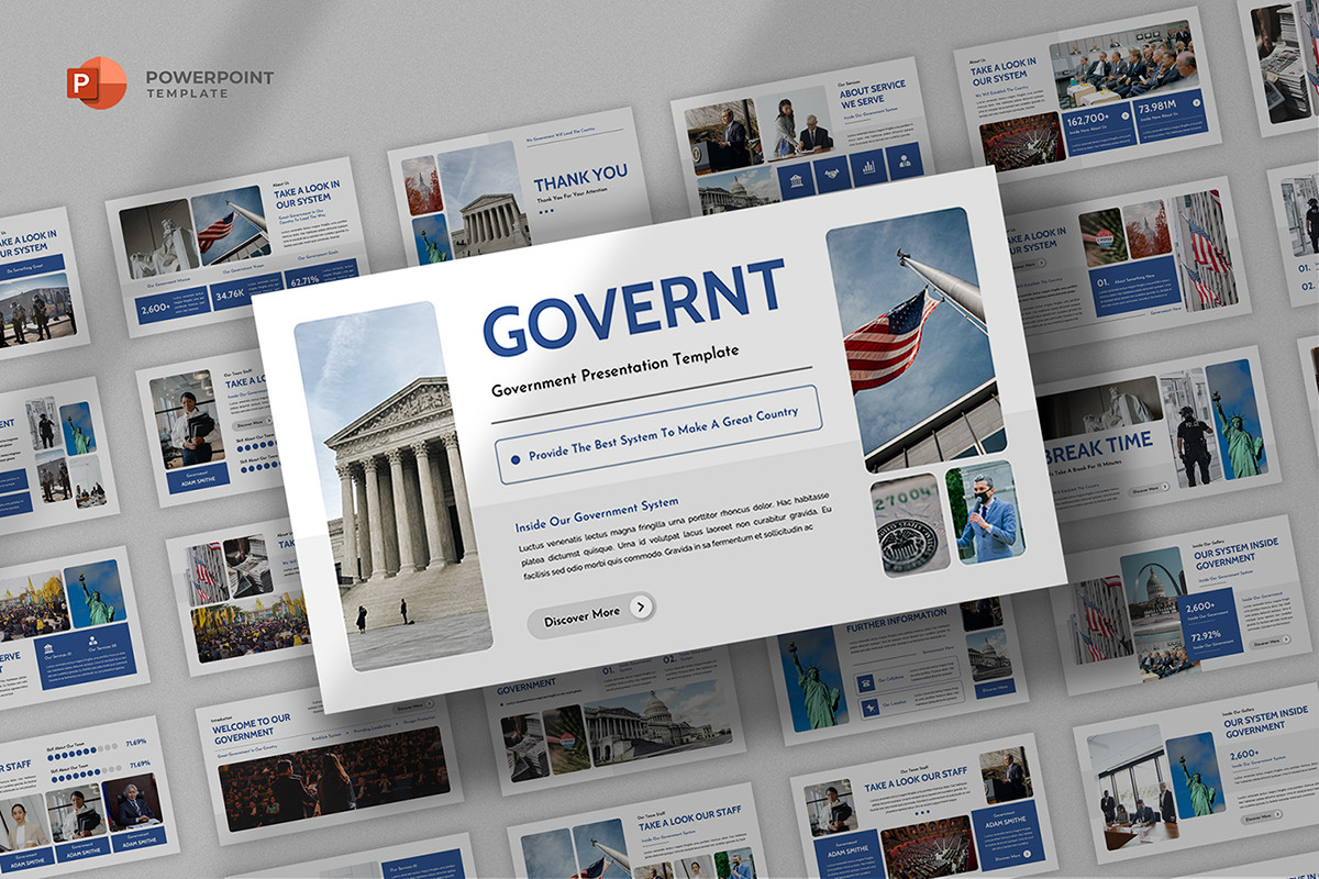 Government Institution Powerpoint Template | Nulivo Market