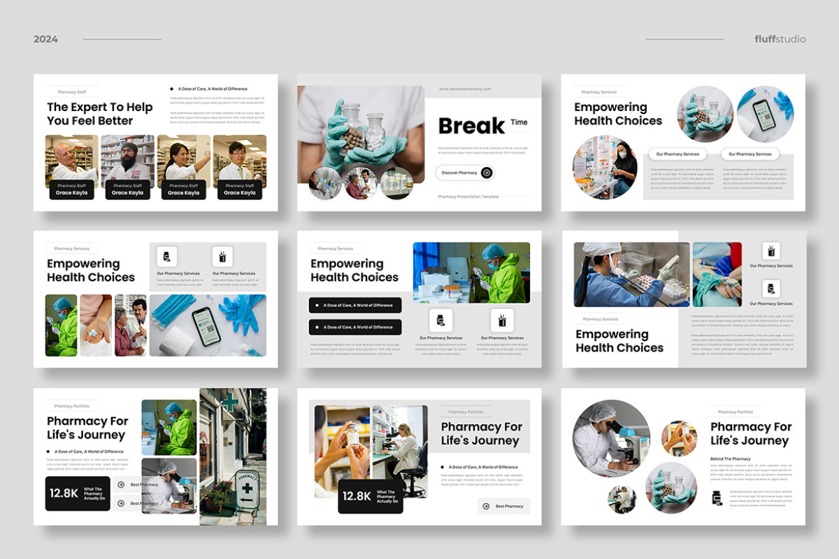 Medical & Pharmacy Google Slides Template | Nulivo Market