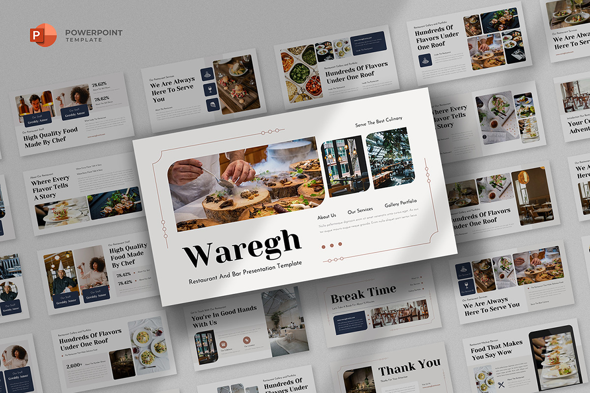 Restaurant Powerpoint Template | Nulivo Market