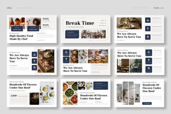 Restaurant Powerpoint Template | Nulivo Market