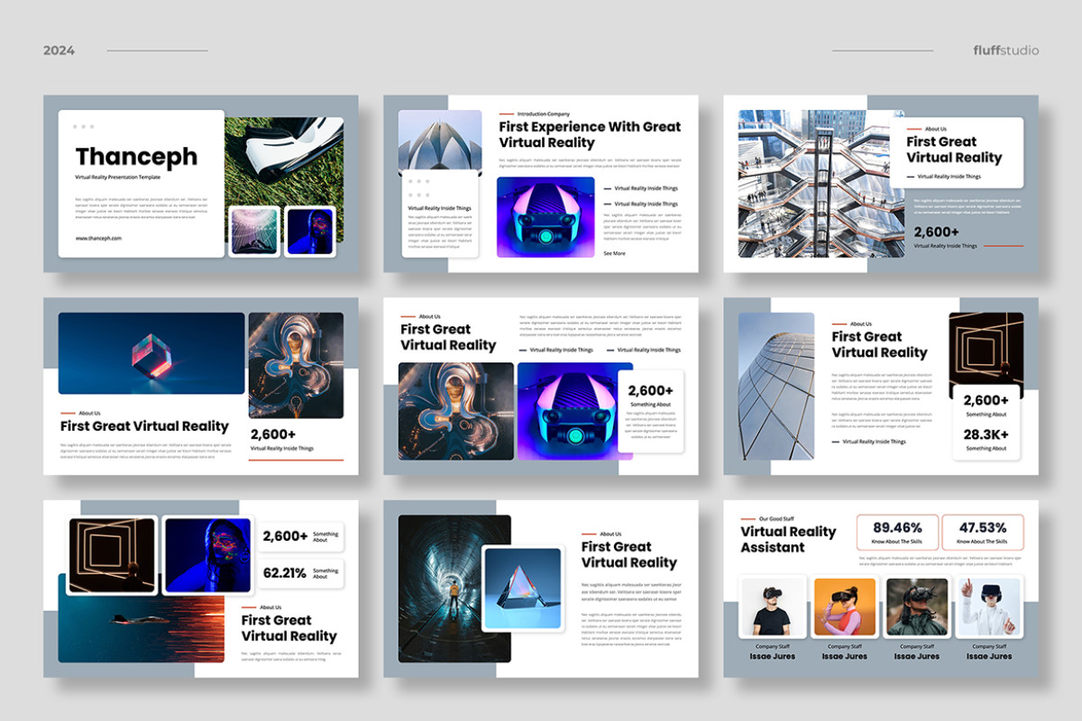 Virtual Reality Powerpoint Template | Nulivo Market