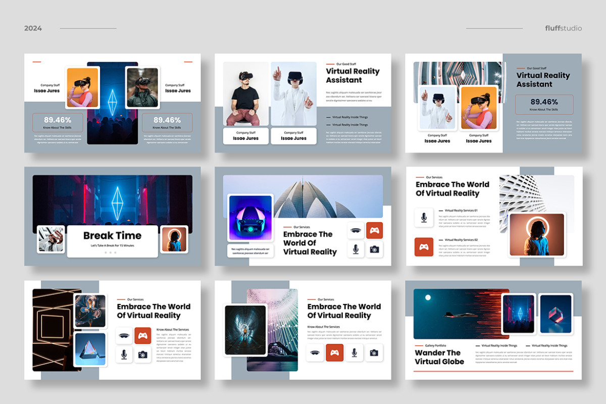Virtual Reality Powerpoint Template | Nulivo Market