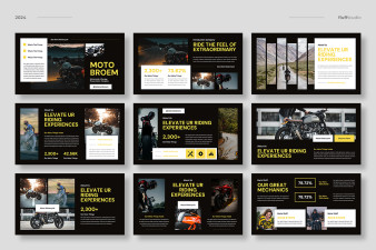 Motorcycle Powerpoint Template | Nulivo Market
