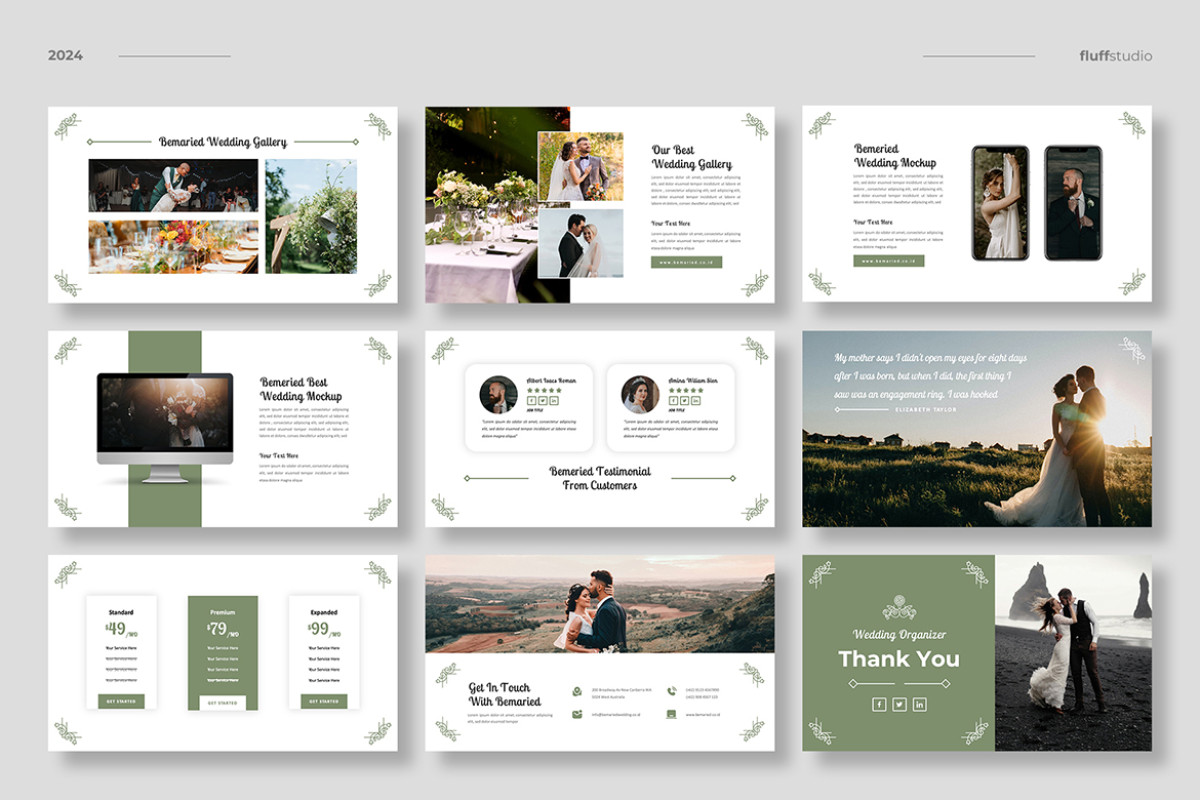 Wedding Google Slides Template | Nulivo Market