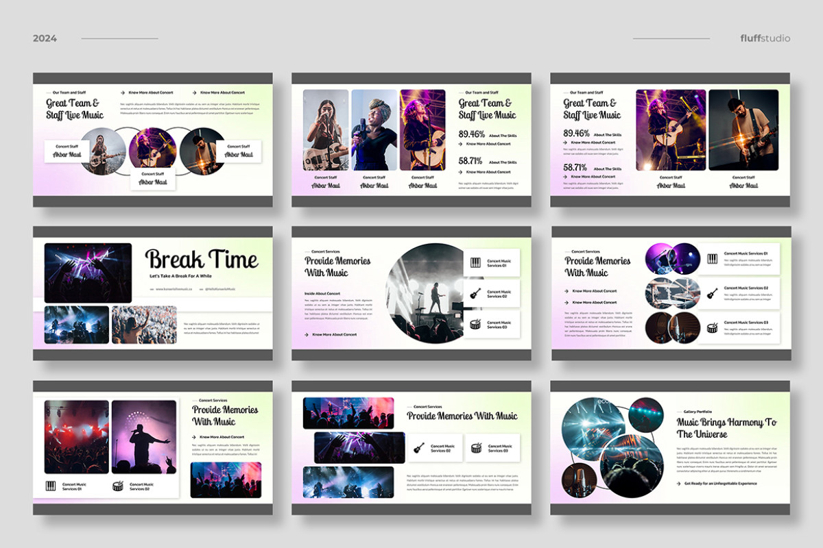Musical Concert Keynote Template | Nulivo Market