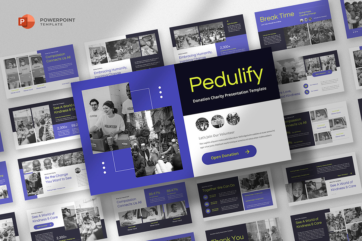 Nonprofit Organization Powerpoint Template | Nulivo Market