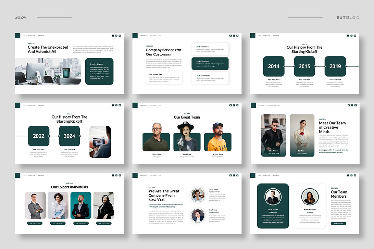 Corporate Business Powerpoint Template | Nulivo Market