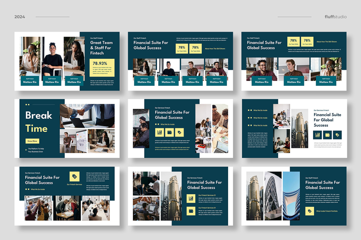 Fintech Powerpoint Template | Nulivo Market