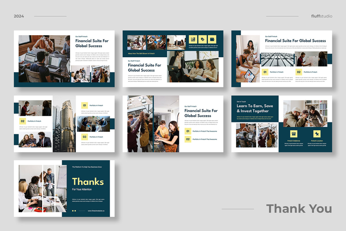 Fintech Powerpoint Template | Nulivo Market