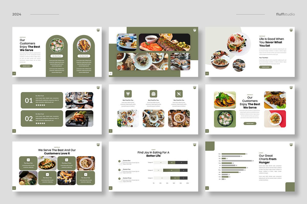 Food & Restaurant Powerpoint Template | Nulivo Market