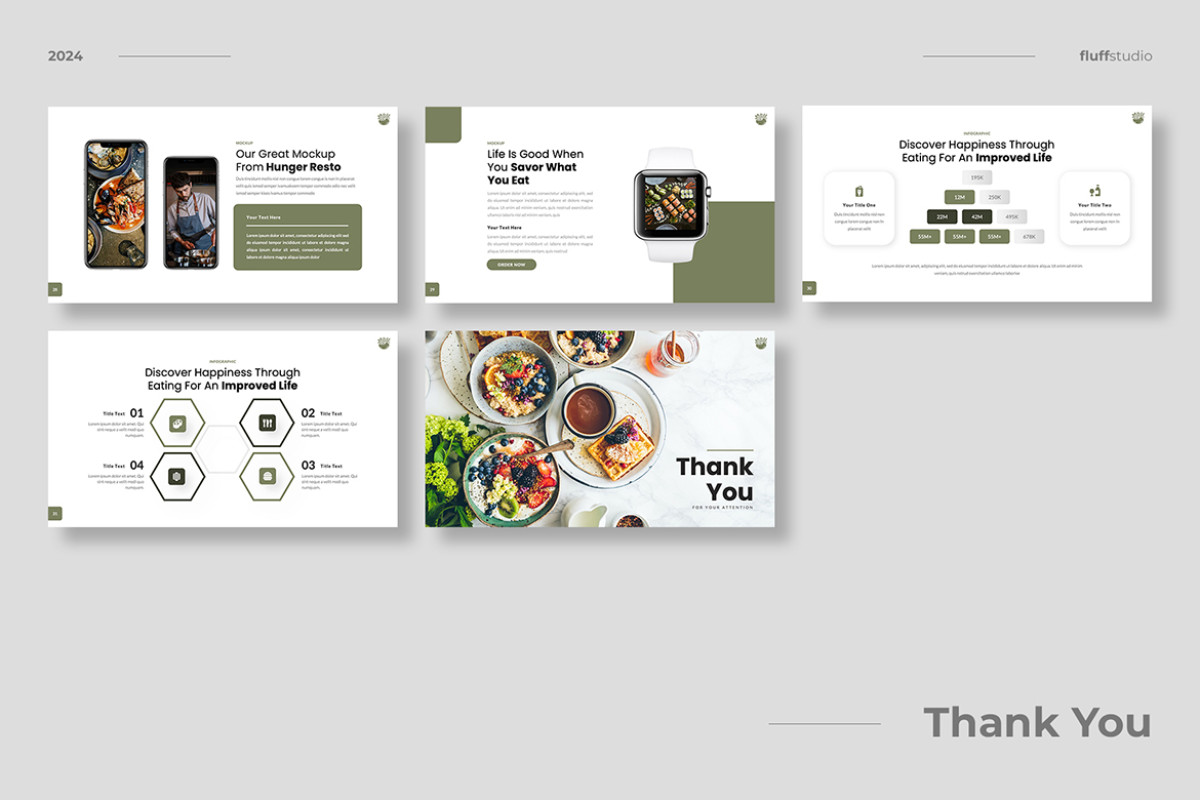 Food & Restaurant Powerpoint Template | Nulivo Market