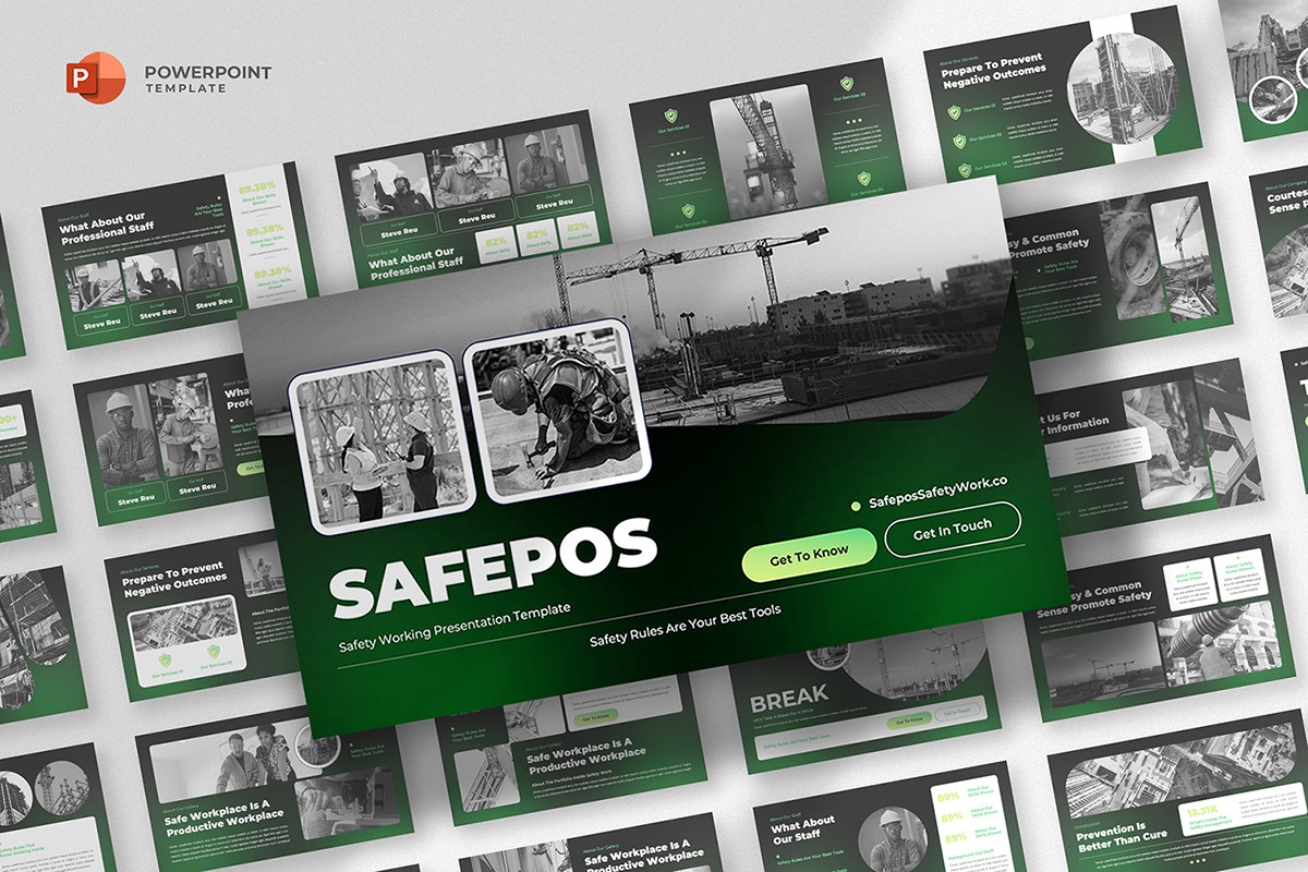 Workplace Safety Powerpoint Template | Nulivo Market