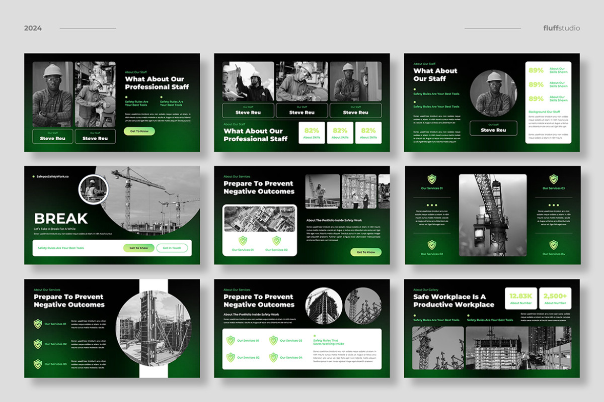 Workplace Safety Powerpoint Template | Nulivo Market