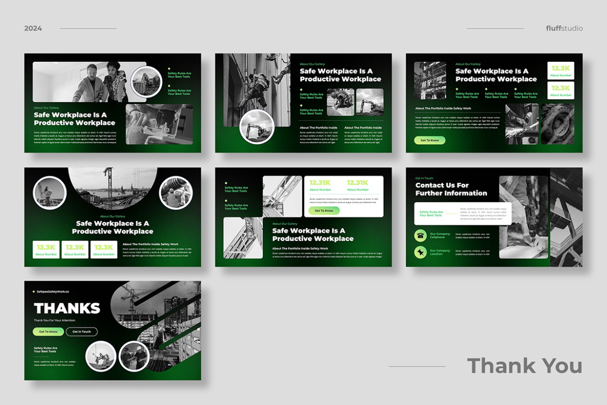Workplace Safety Powerpoint Template | Nulivo Market
