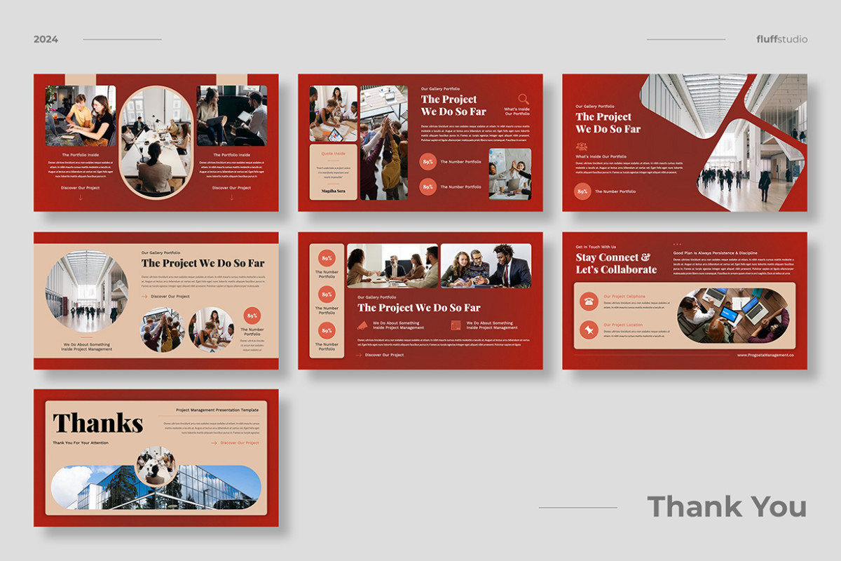 Project Management Powerpoint Template | Nulivo Market