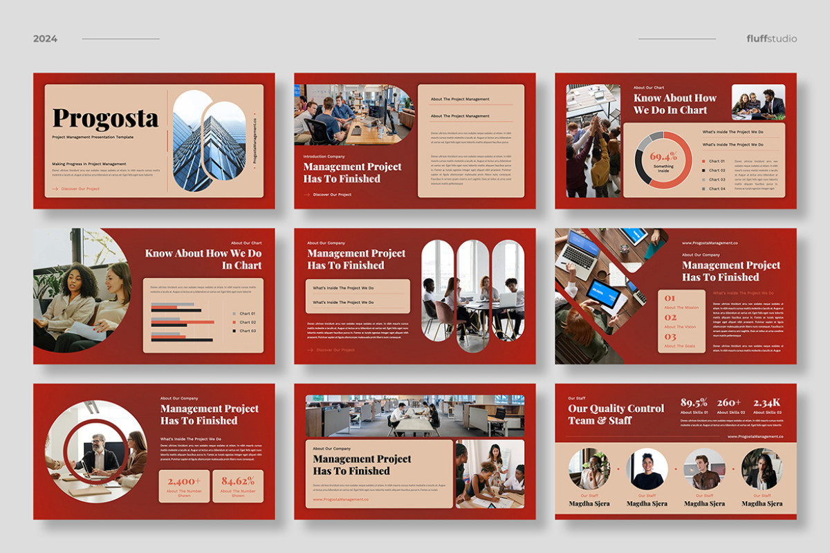 Project Management Keynote Template | Nulivo Market