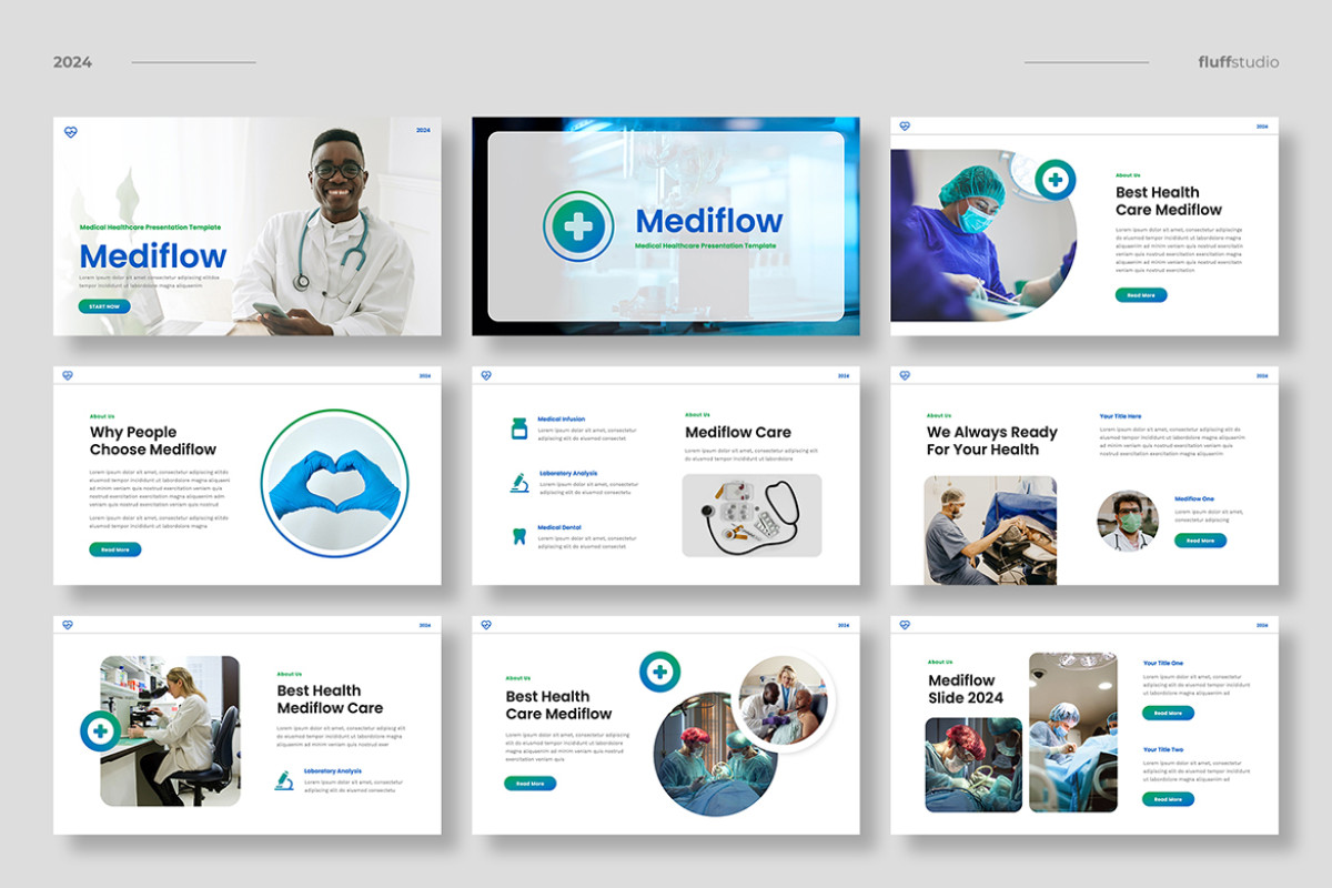 Medical & Healthcare Google Slides Template | Nulivo Market