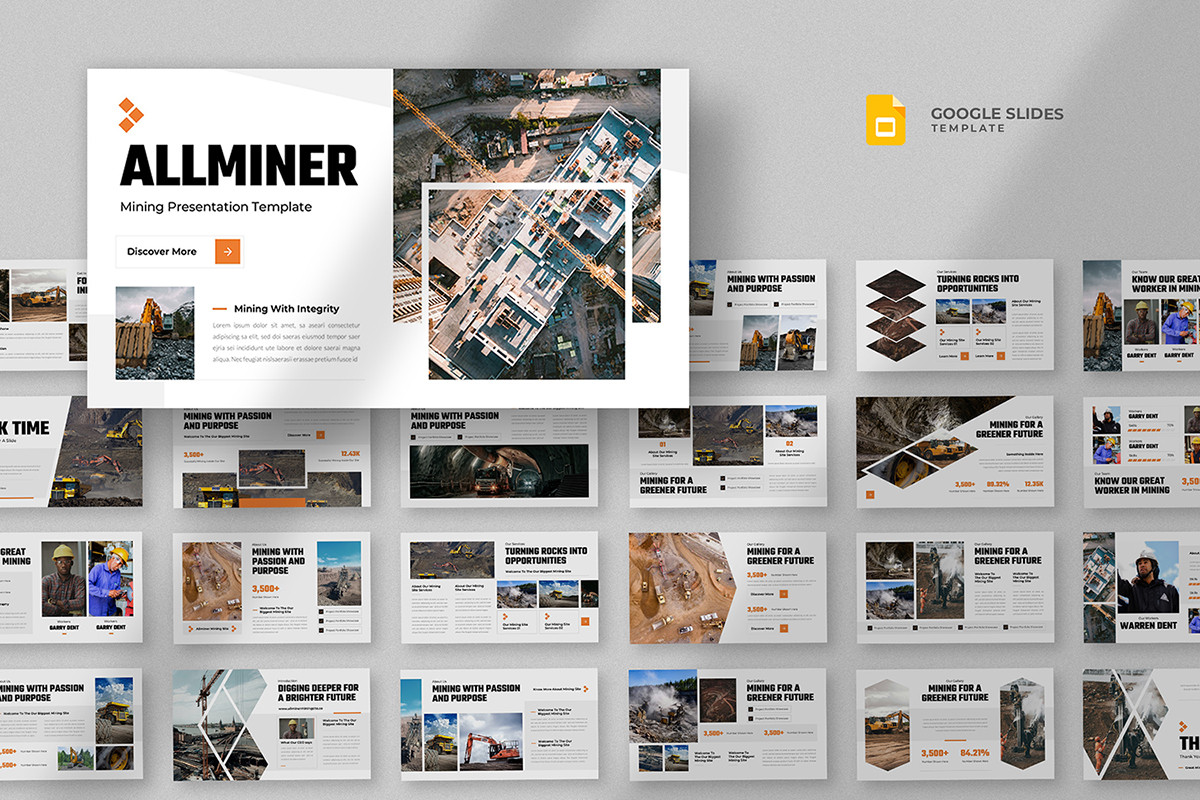 Mining Industry Google Slides Template | Nulivo Market