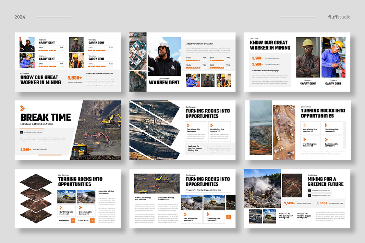 Mining Industry Google Slides Template | Nulivo Market