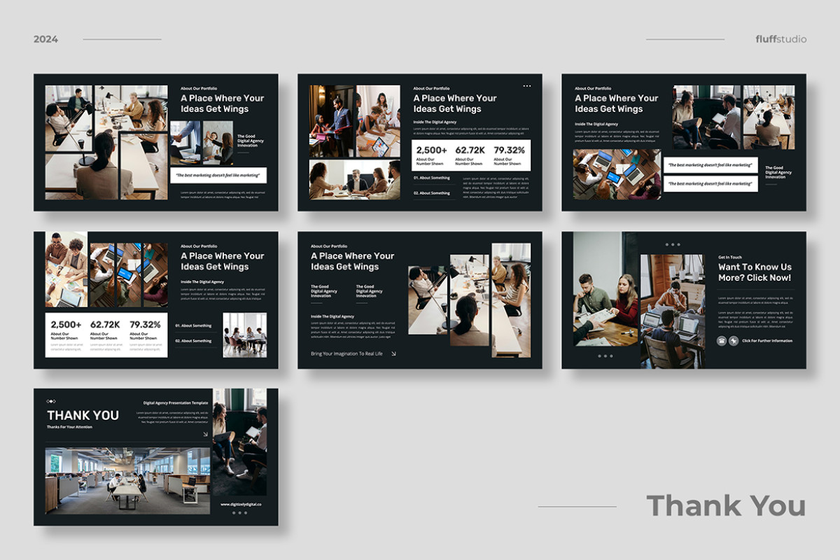 Digital Agency Powerpoint Template | Nulivo Market