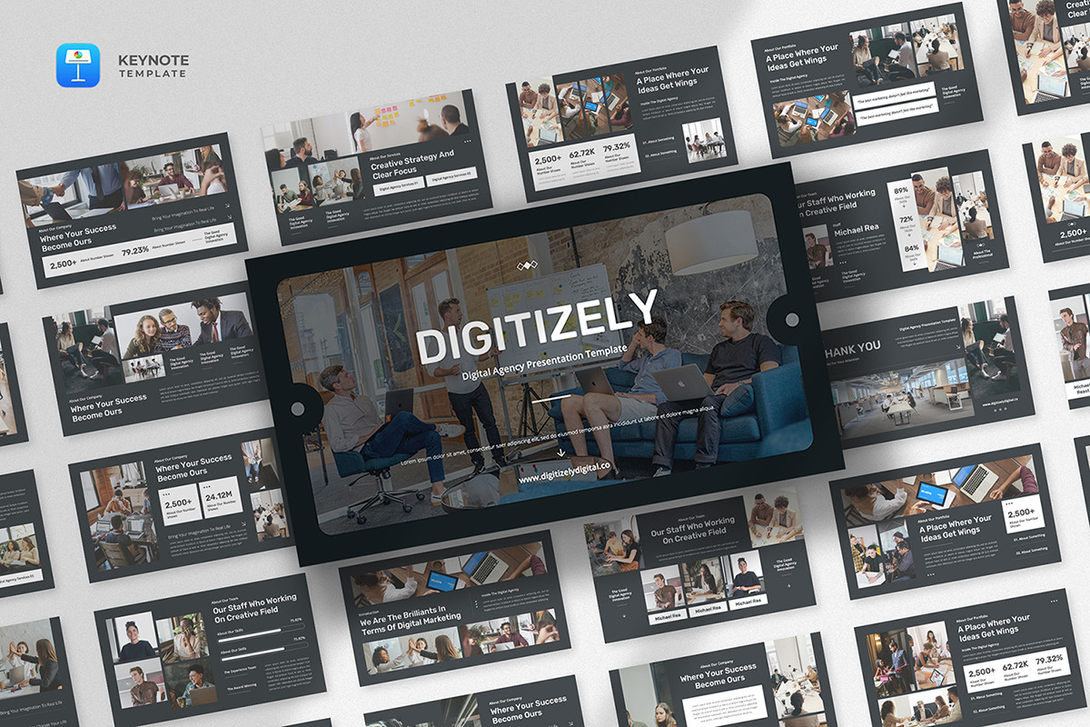Digital Agency Keynote Template | Nulivo Market