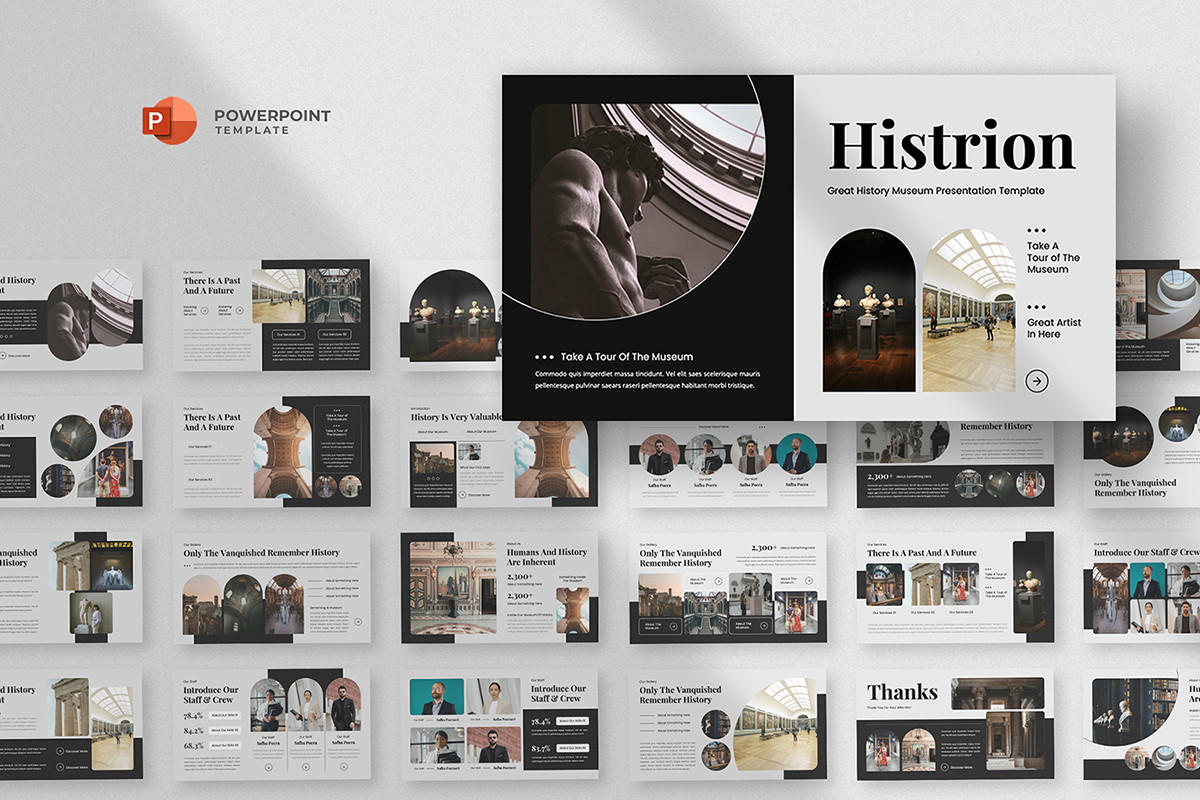 History Museum Powerpoint Template | Nulivo Market