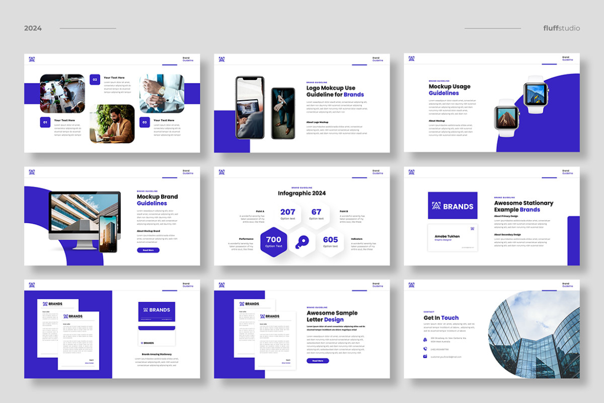 Brand Guidelines Google Slides Template | Nulivo Market