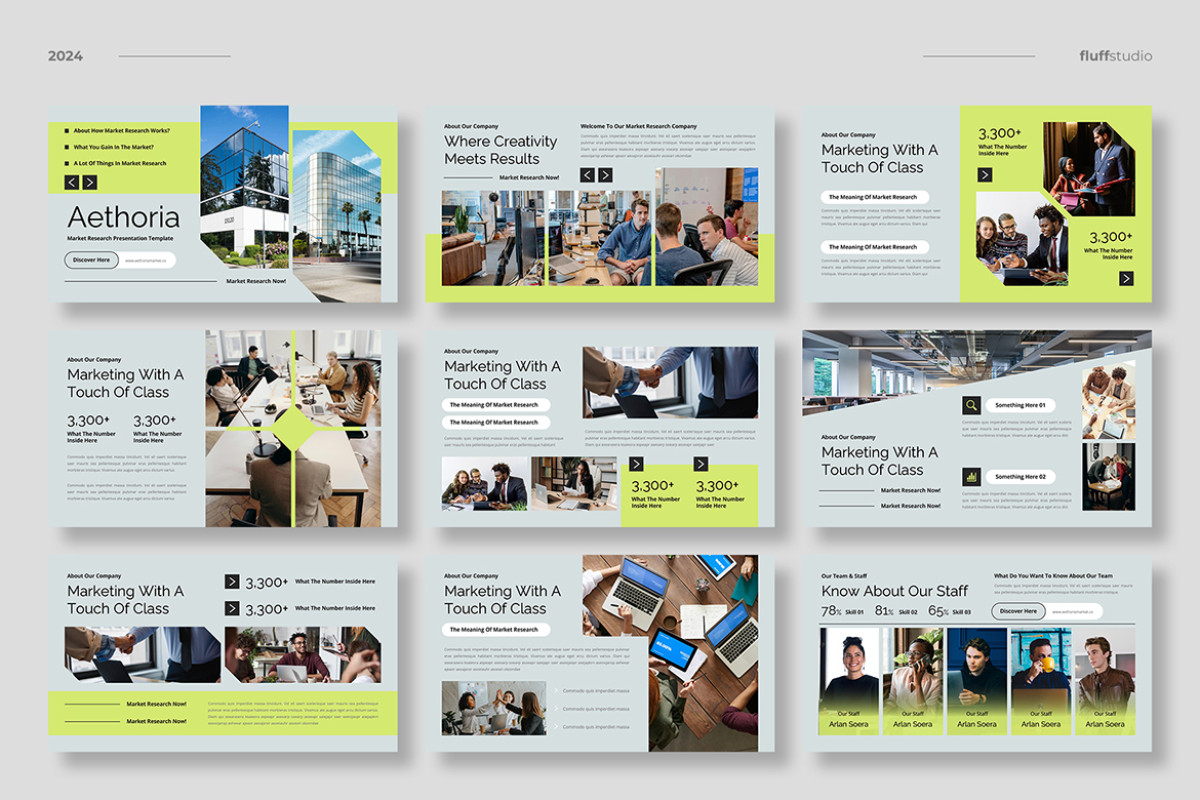 Market Research Keynote Template | Nulivo Market