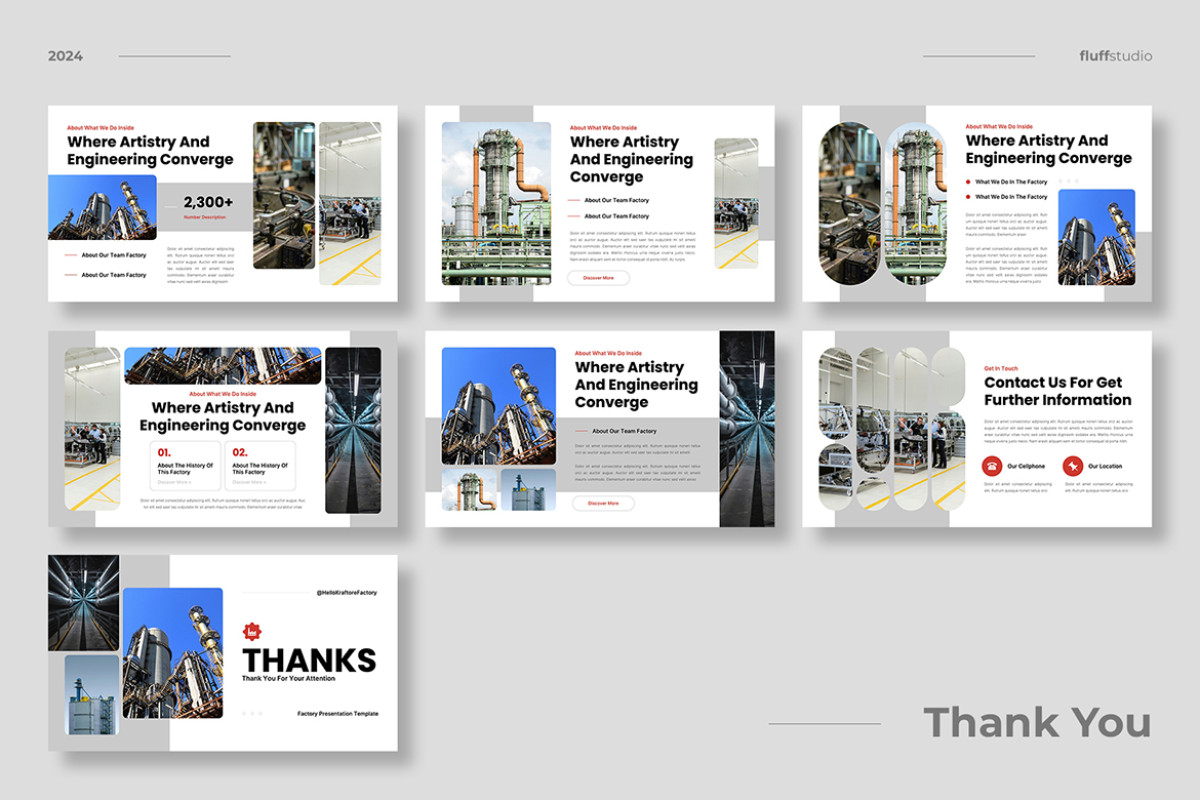 Factory & Industry Powerpoint Template | Nulivo Market
