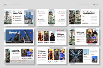 Factory & Industry Powerpoint Template | Nulivo Market