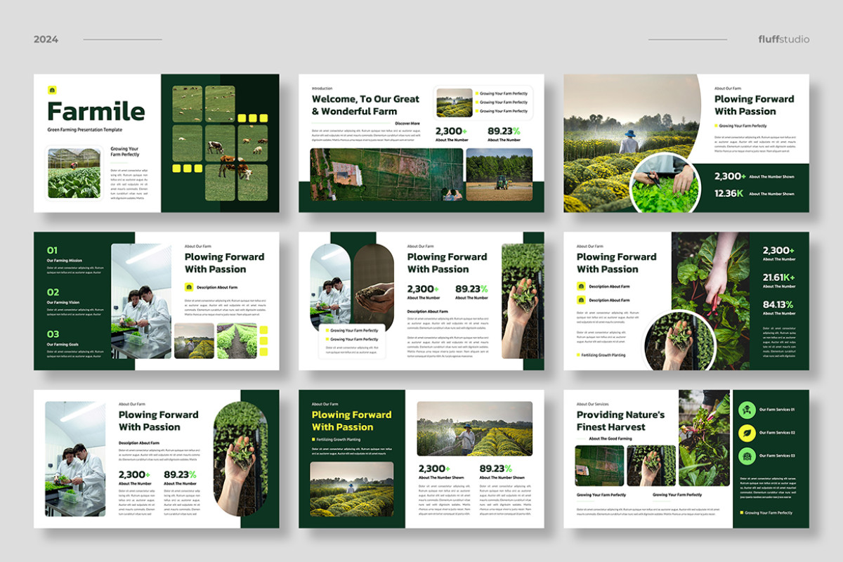 Farming Agriculture Powerpoint Template | Nulivo Market
