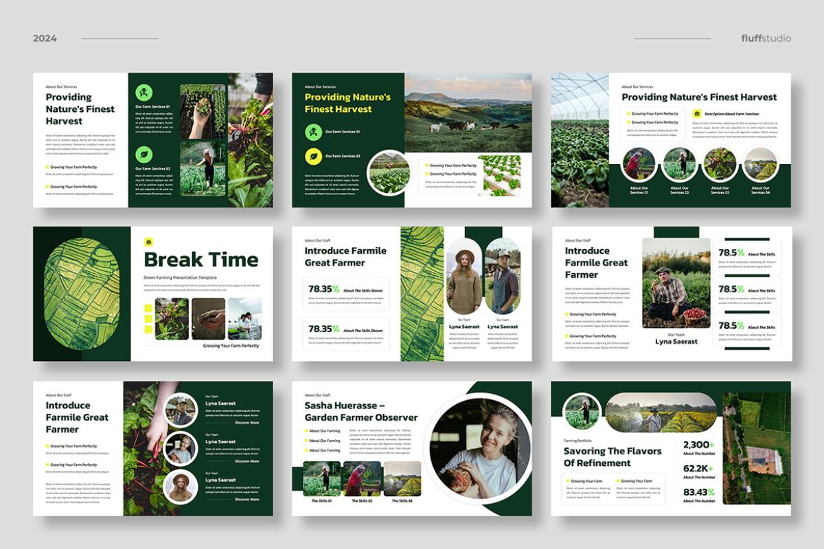 Farming Agriculture Google Slides Template | Nulivo Market