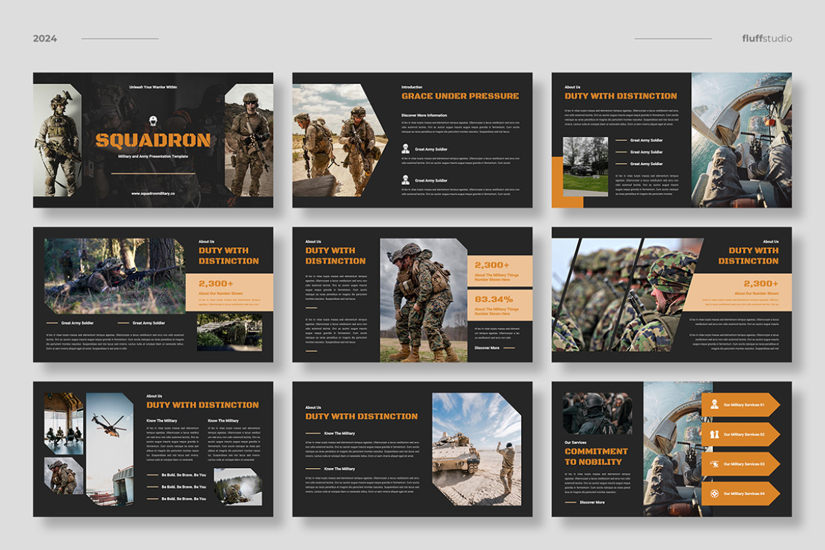 Military & Army Powerpoint Template | Nulivo Market