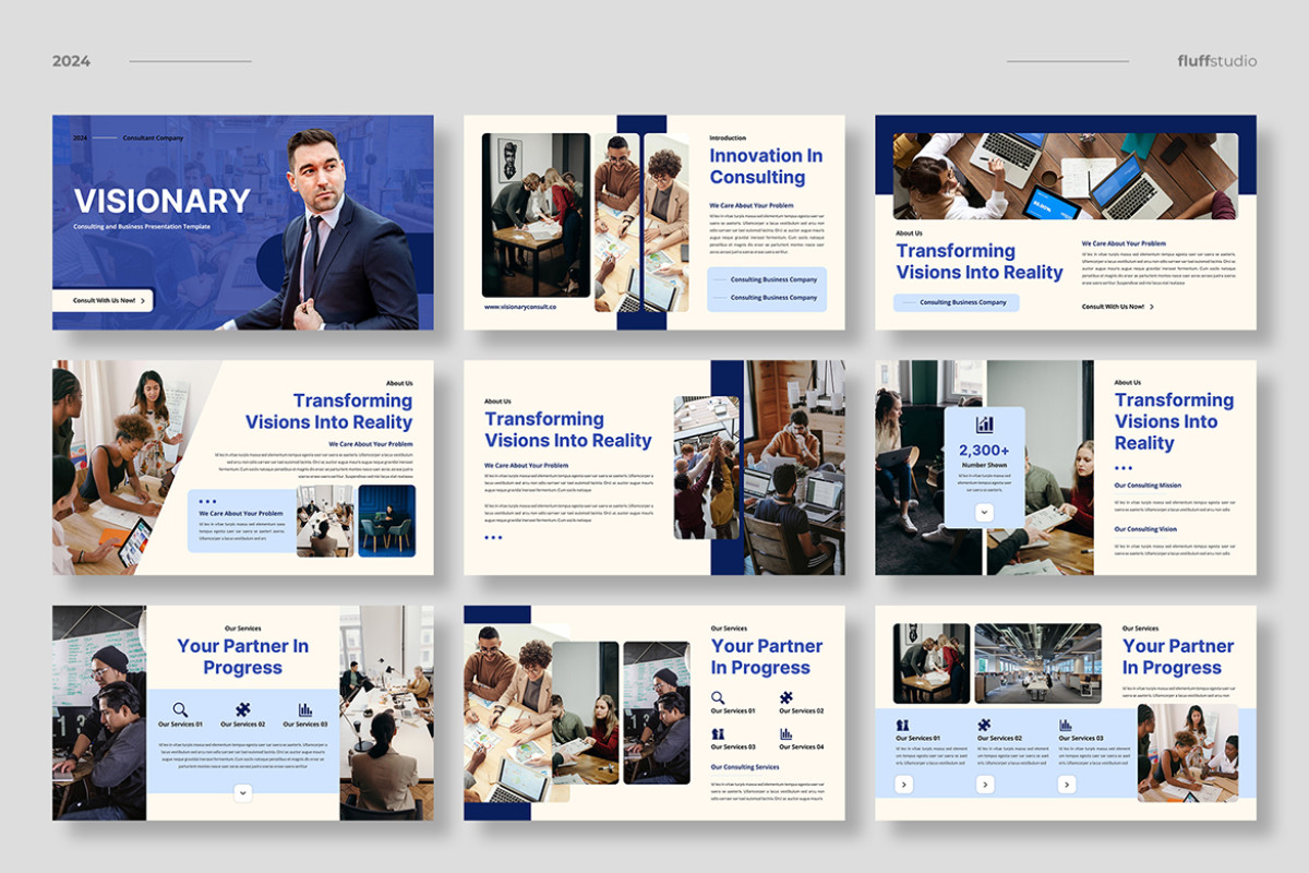 Business Consulting Powerpoint Template | Nulivo Market