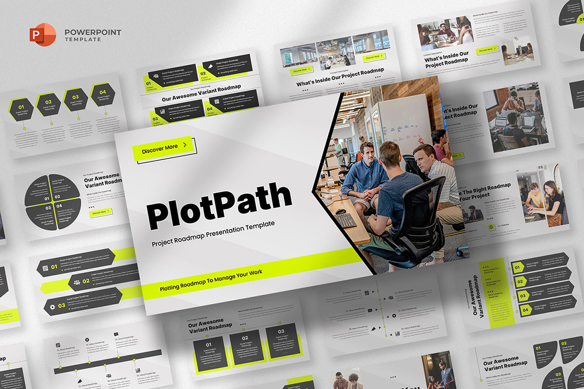Project Roadmap Powerpoint Template | Nulivo Market