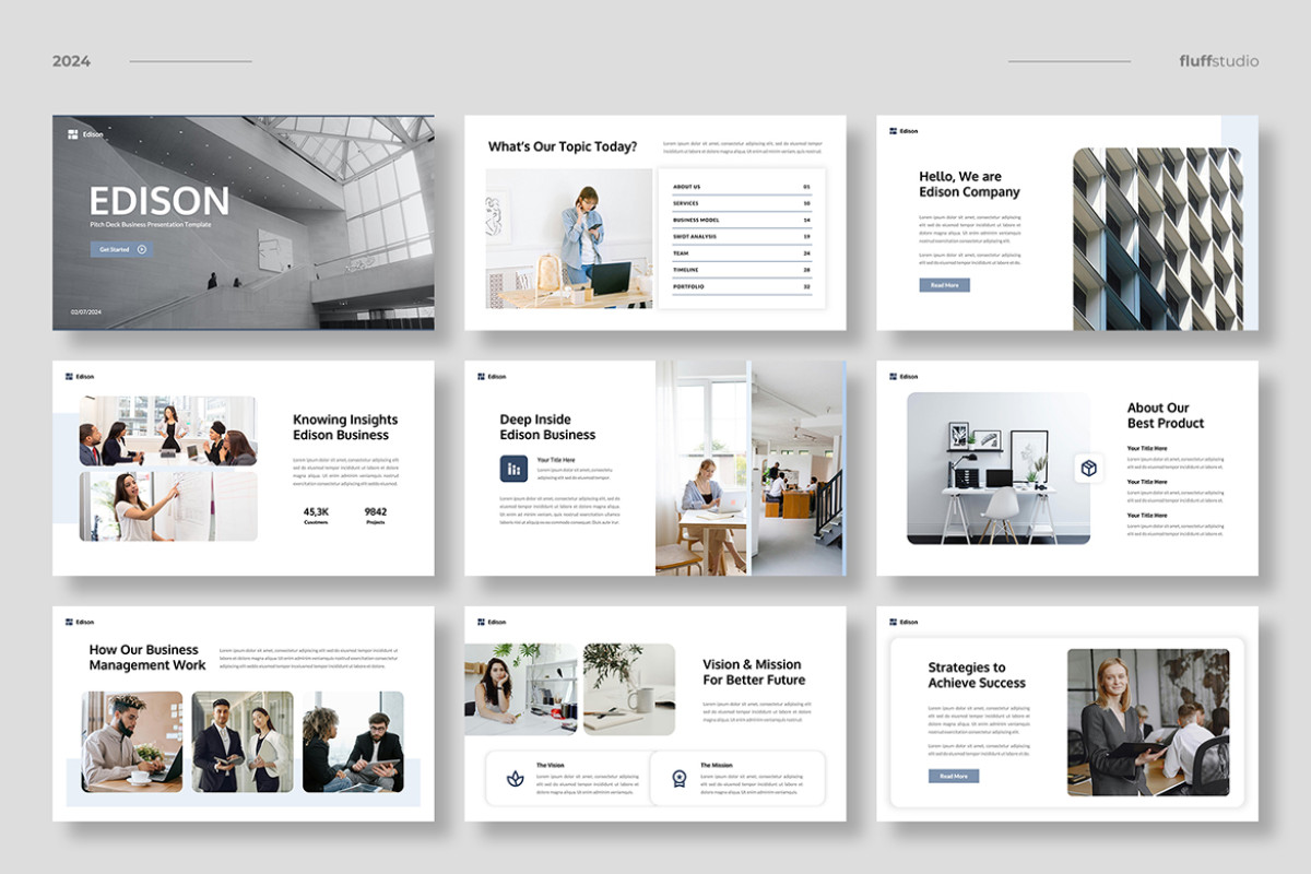 Pitch Deck Google Slides Template | Nulivo Market