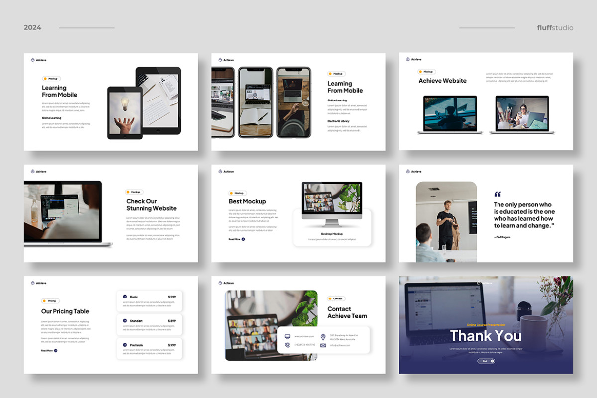 Online Course Keynote Template | Nulivo Market