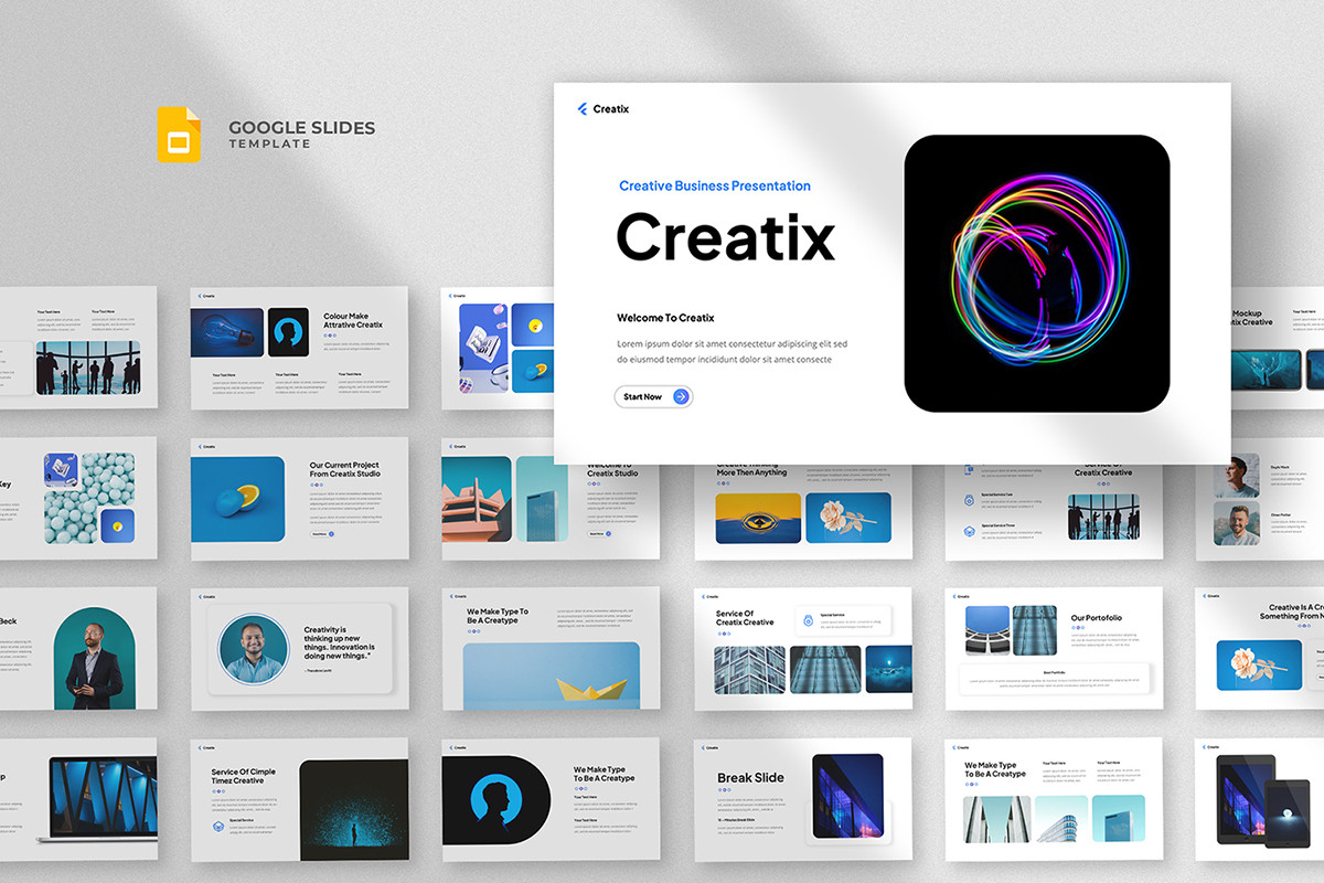 Creative Business Google Slides Template | Nulivo Market