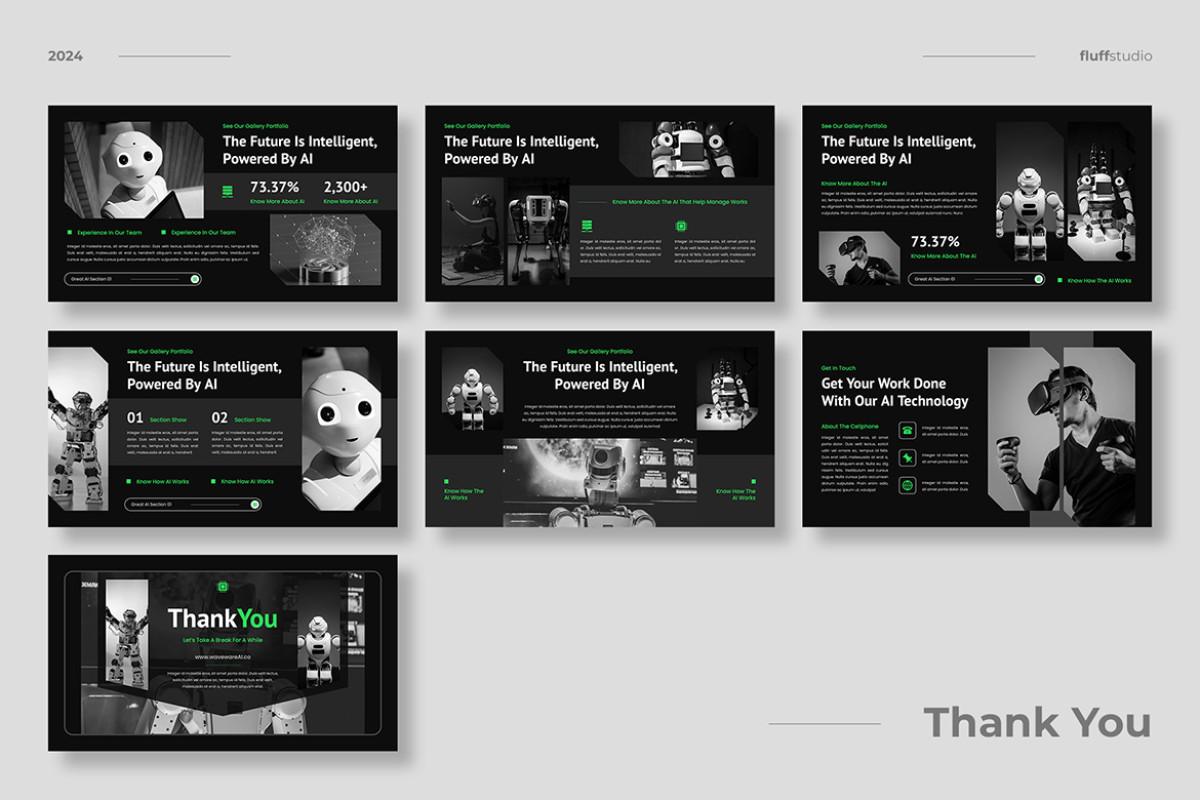 AI Technology Powerpoint Template | Nulivo Market