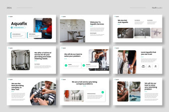 Plumbing Services Google Slides Template | Nulivo Market