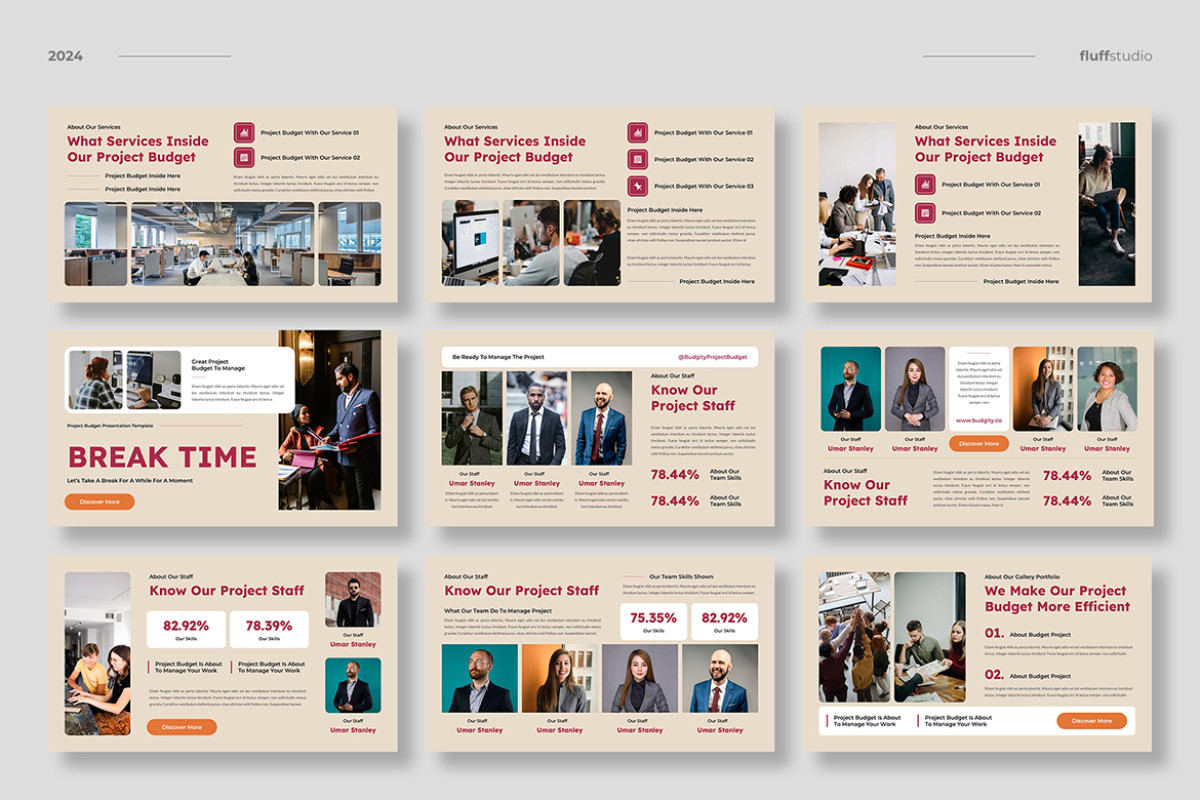 Project Budget Finance Google Slides Template | Nulivo Market