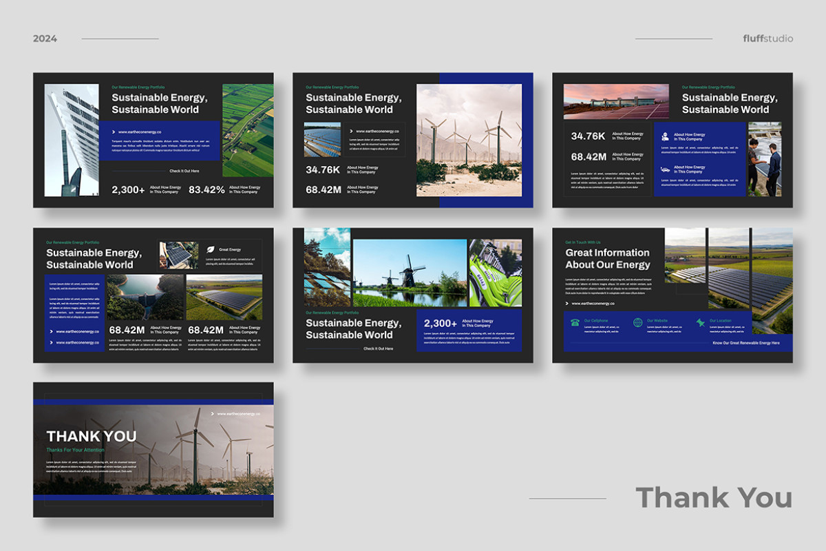 Renewable Energy Google Slides Template | Nulivo Market