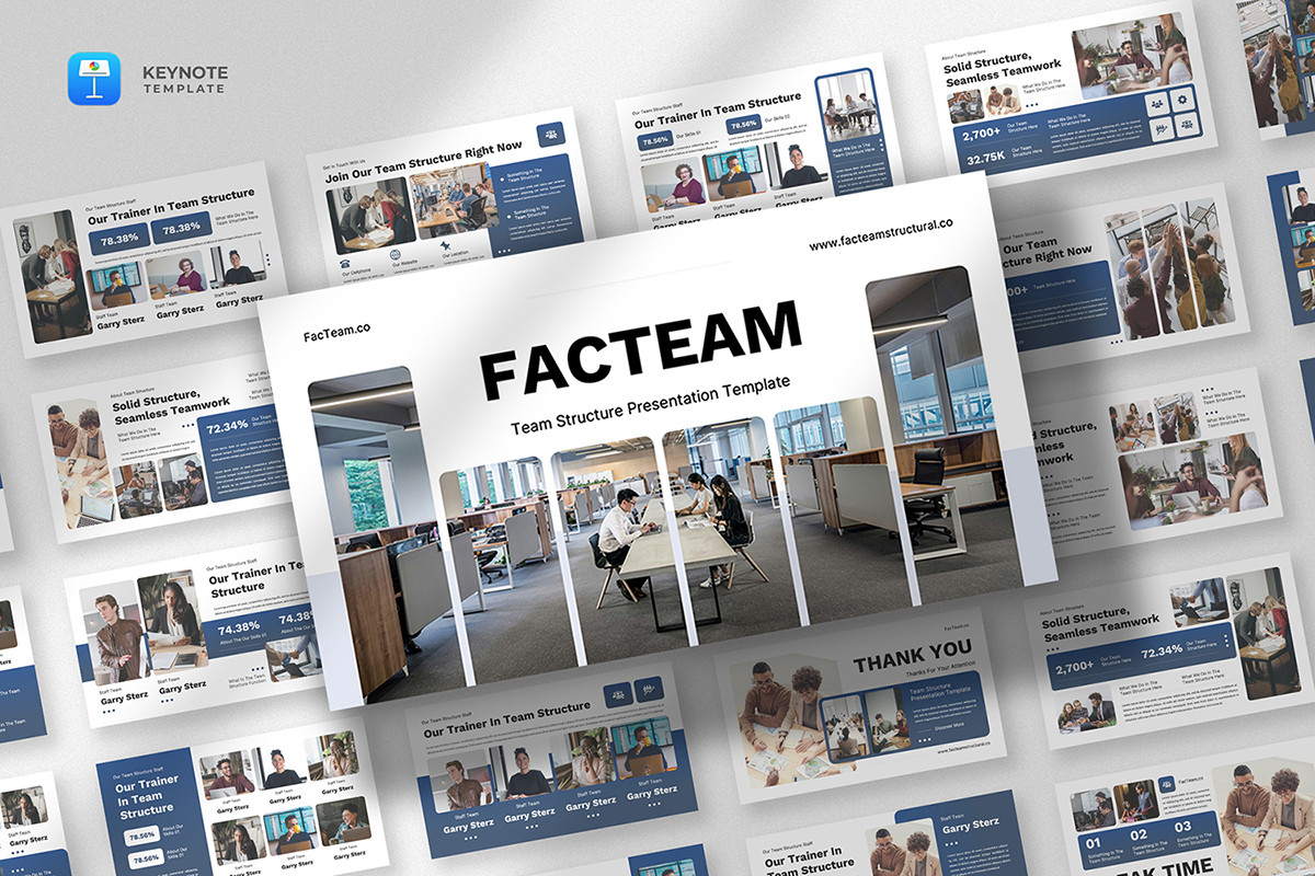 Team Structure Keynote Template | Nulivo Market