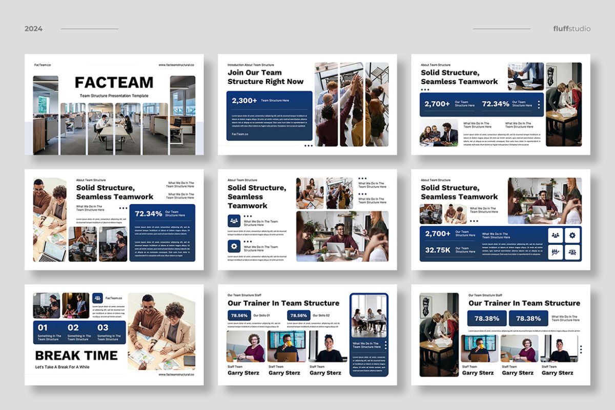 Team Structure Google Slides Template | Nulivo Market