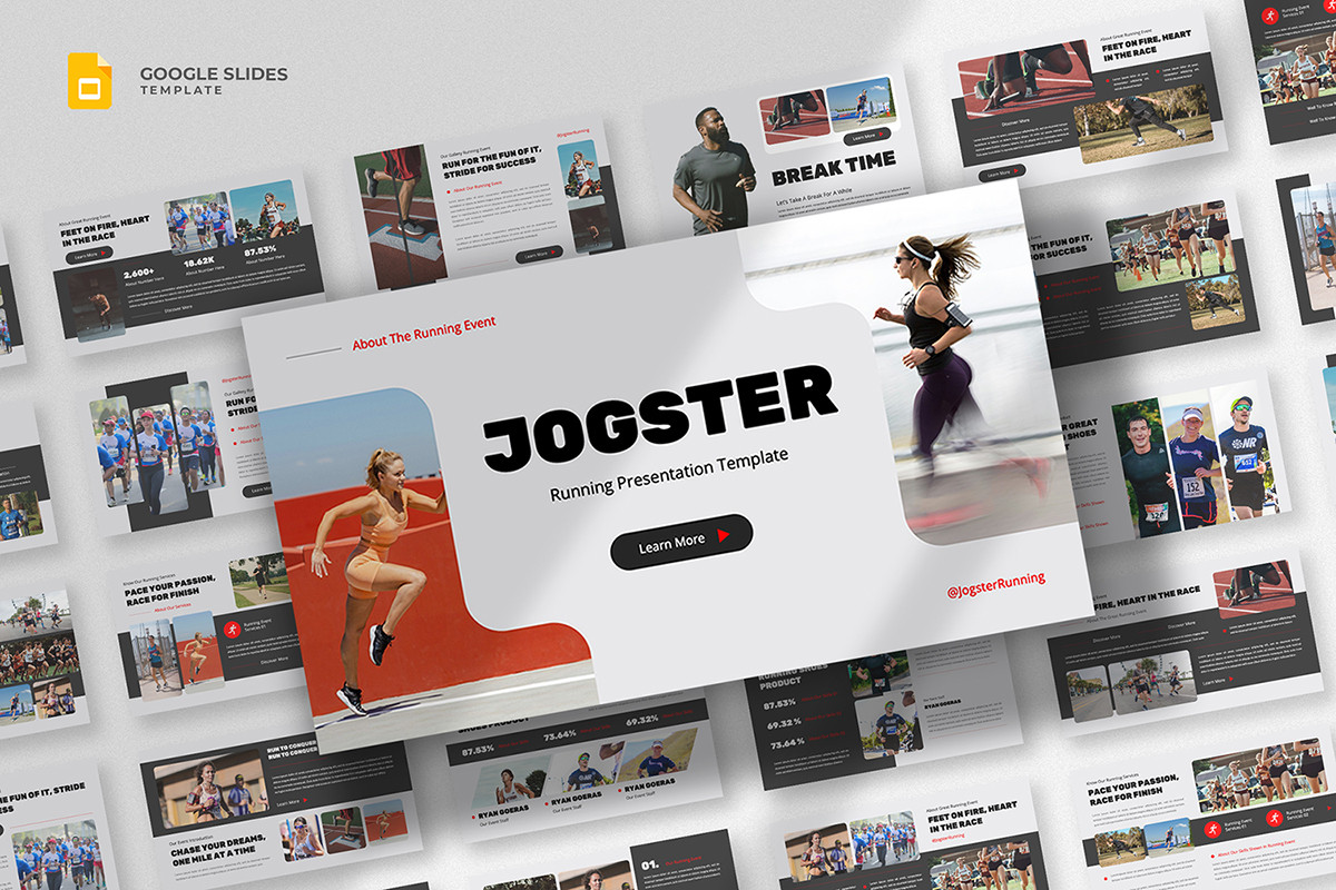 Running Sport Google Slides Template | Nulivo Market